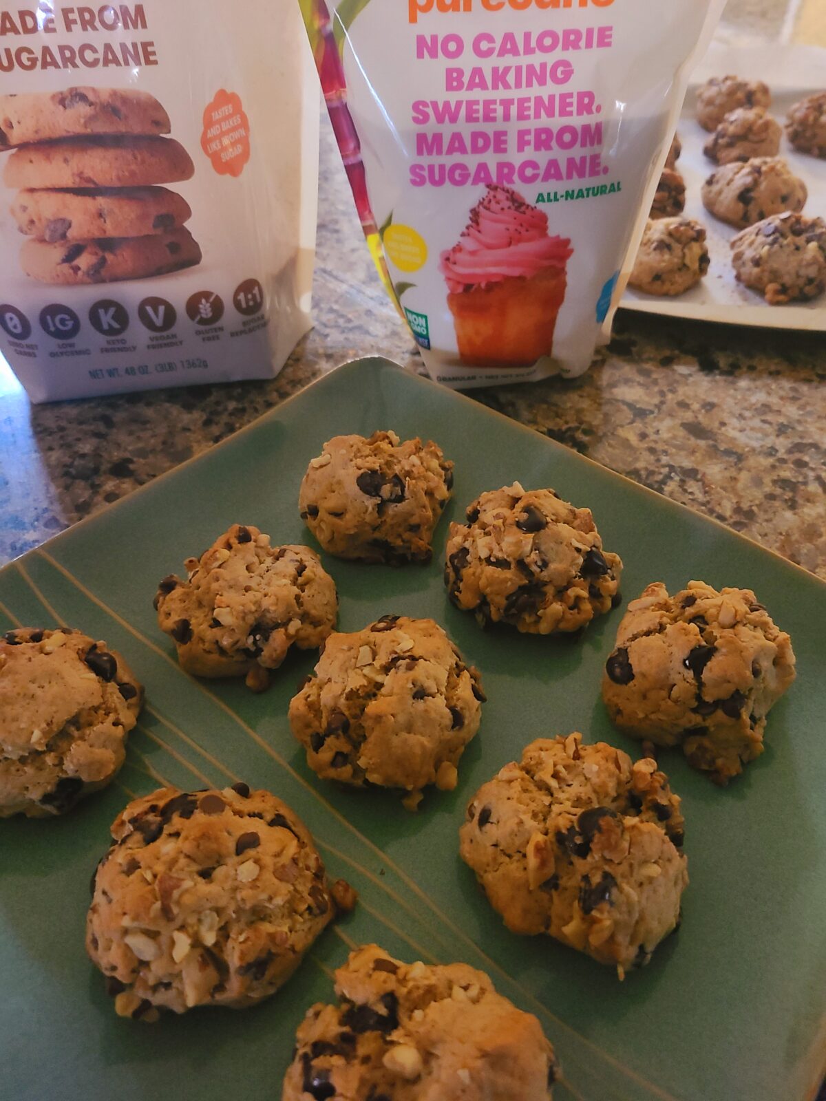 No Sugar Baker's Chunky Monkey Cookies! - No Sugar Baker