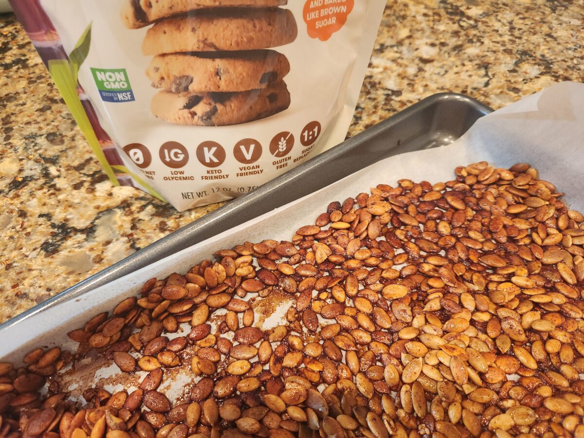 No Sugar Baker’s Bring the Sweet & Heat Pumpkin Seeds - No Sugar Baker